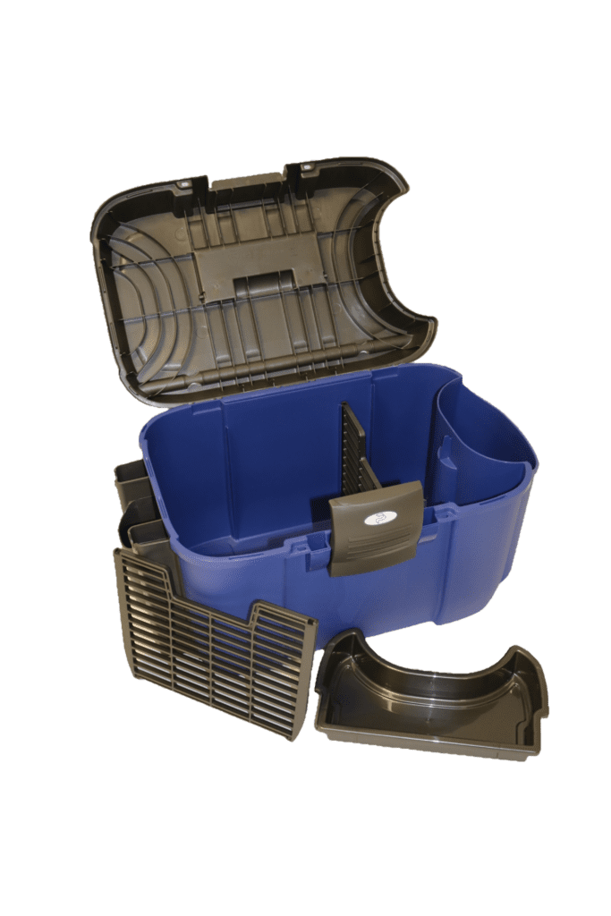 Horse Grooming Tack Box With Side Compartment - Trifibre