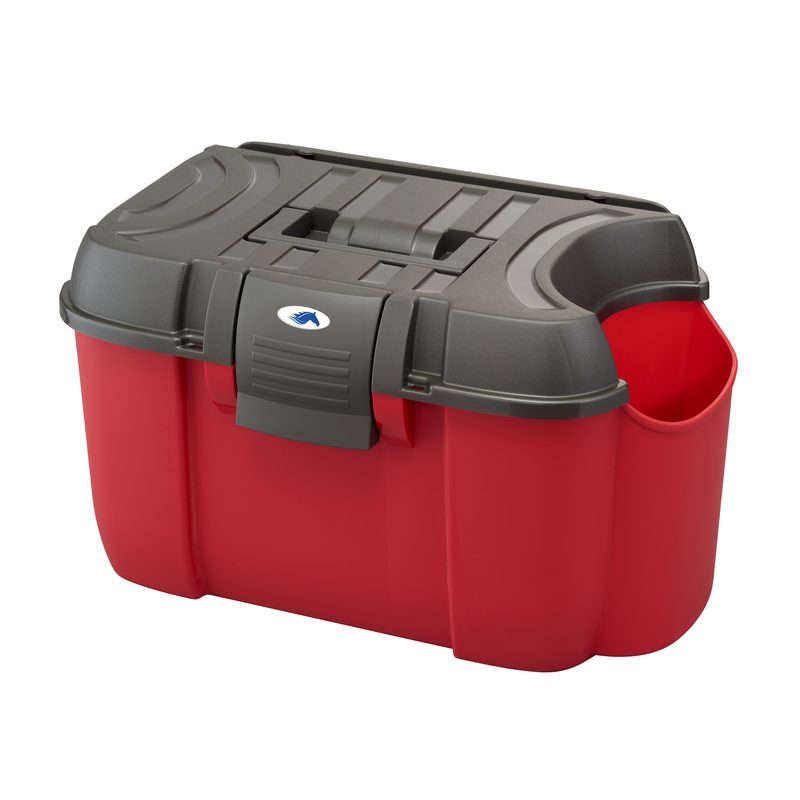 Horse Grooming Tack Box with Side Pocket and Internal Dividers - Trifibre