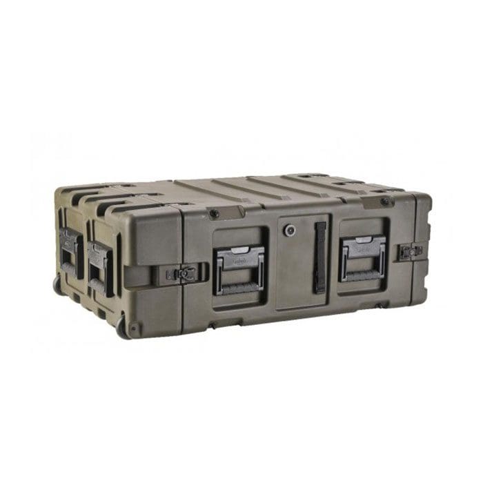 SKB 4U Removable 24 Inch Shock Rack Military Green - Trifibre