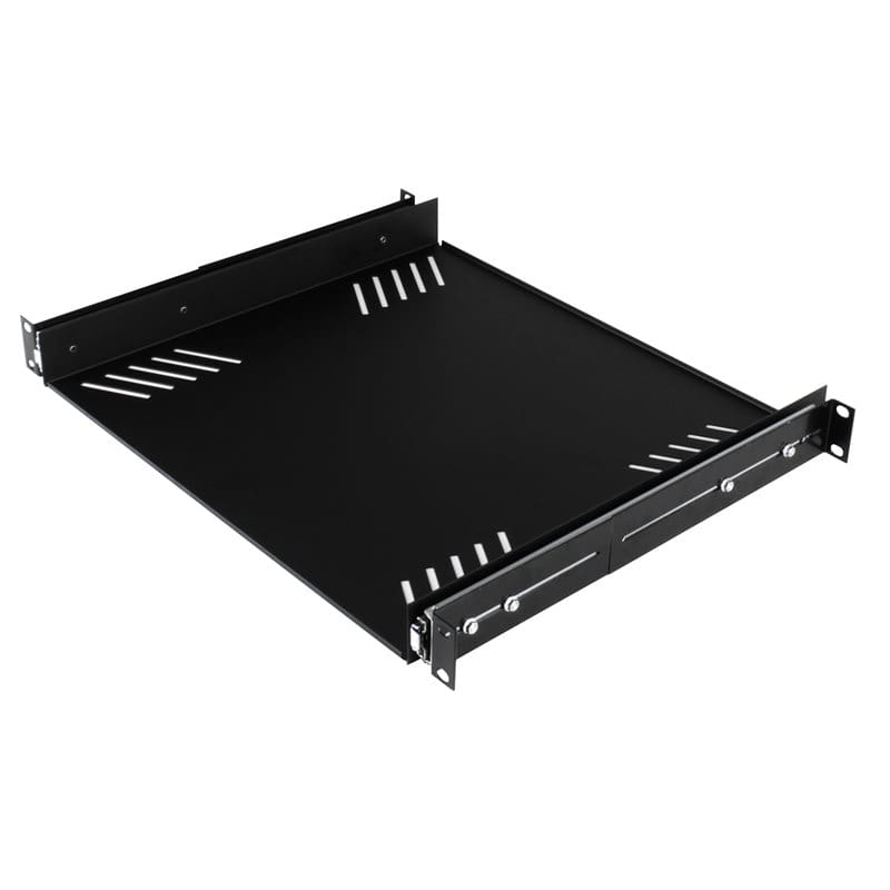 1U Sliding Rack Shelf with Universal Fixing Slots R1290/1U - Trifibre