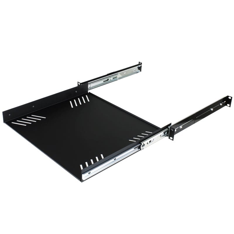1U Sliding Rack Shelf with Universal Fixing Slots R1290/1U - Trifibre