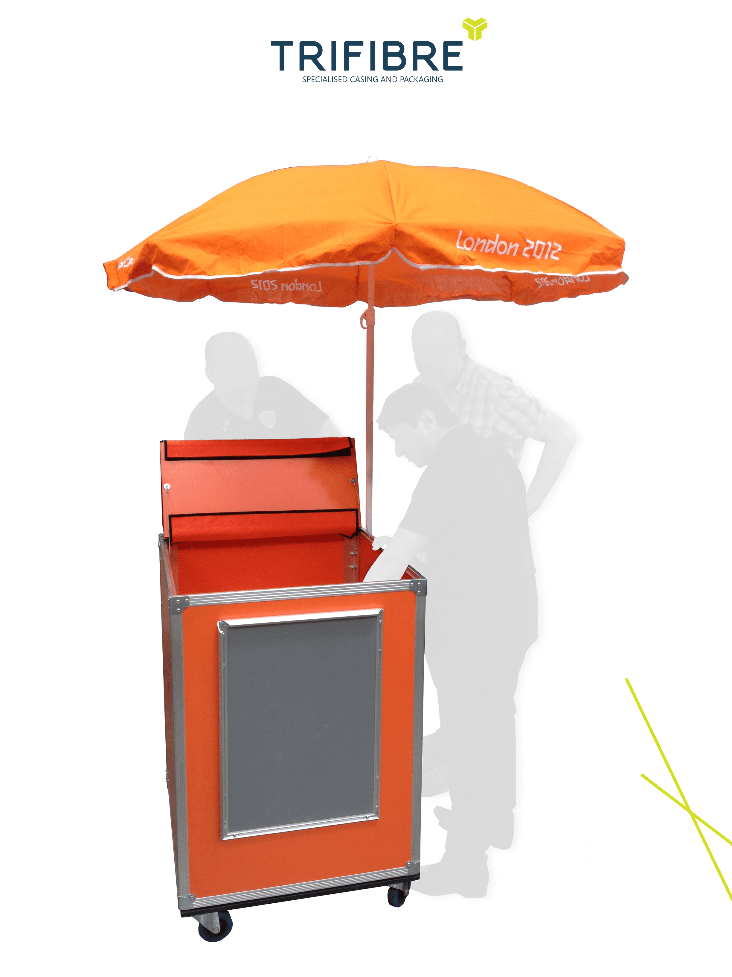 Mobile Merchandise Programme Seller Flight Case - Trifibre