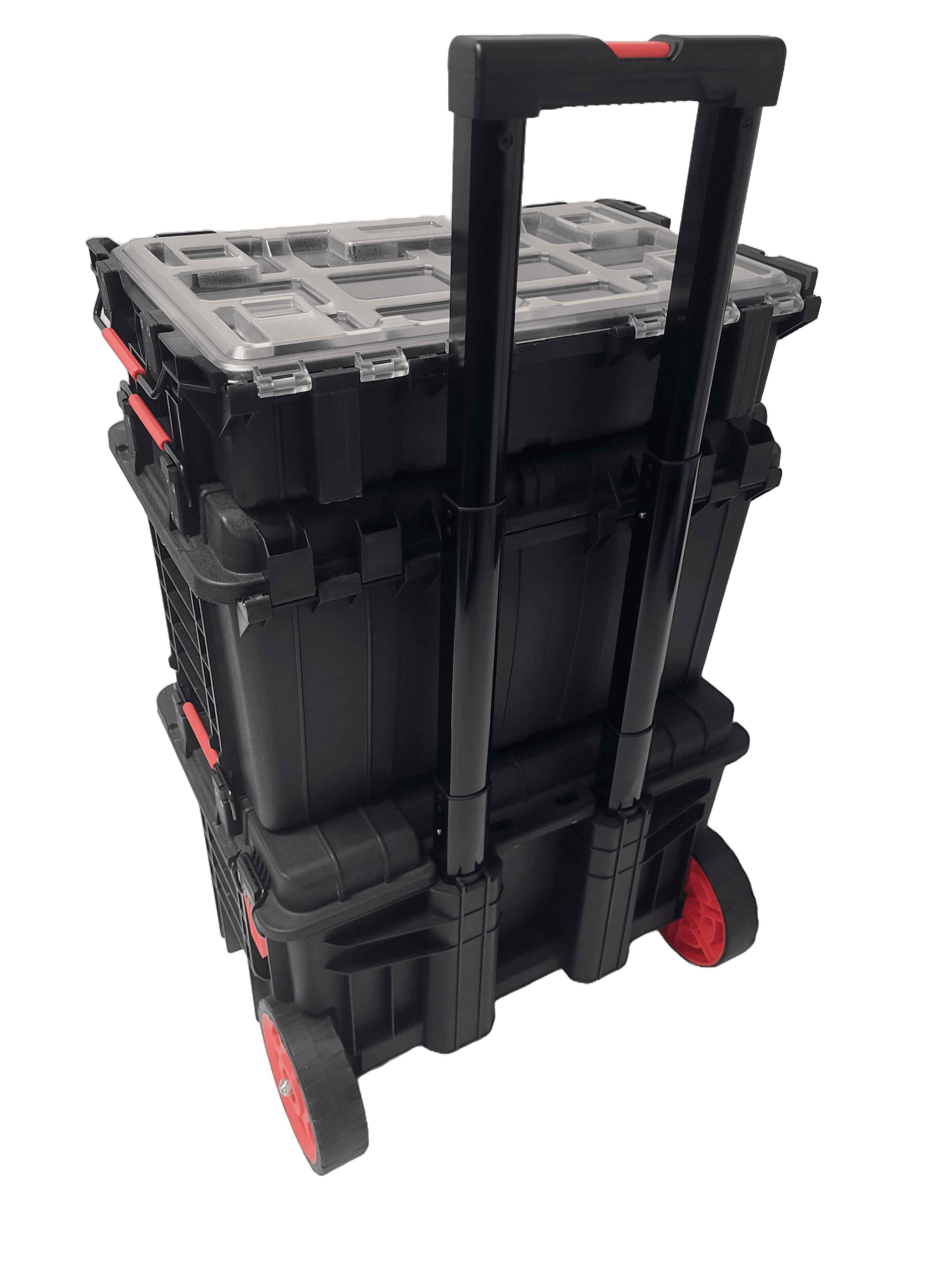 Organized and Portable: Wheeled Modular Tool Box Set