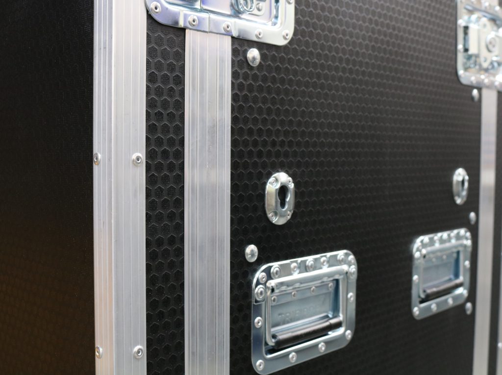 18-24 Unit Rack Mount Flight Case with Desk - Trifibre